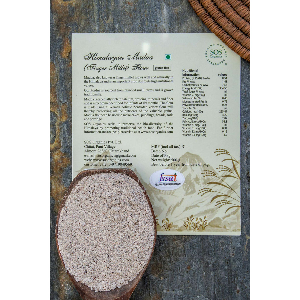 SOS Himalayan Madua Finger Millet Flour – Shilp - The Conscious Store