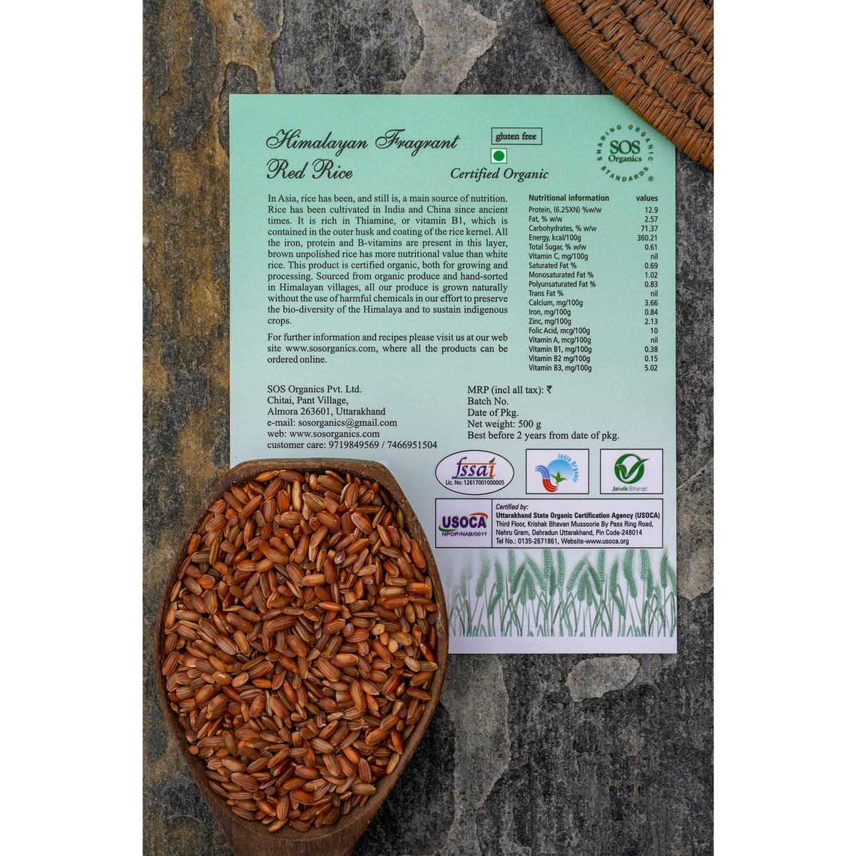 SOS Himalayan Fragrant Red Rice – Shilp - The Conscious Store